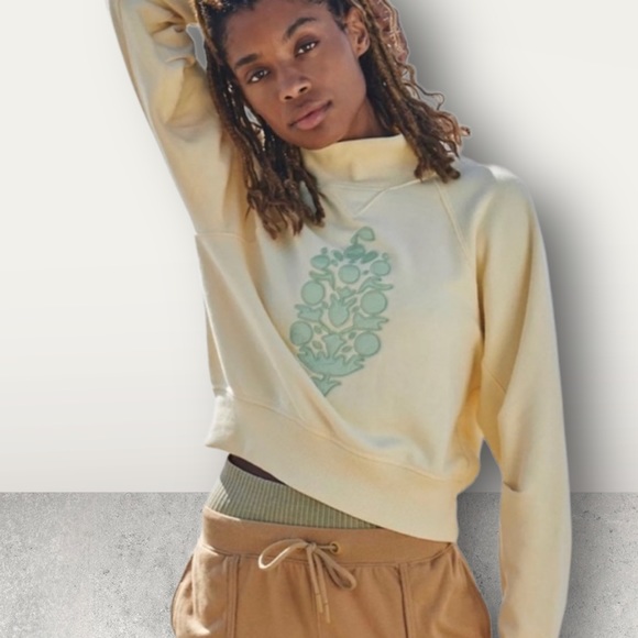 Free People | Tops | Free People Turtle Neck Logo | Poshmark